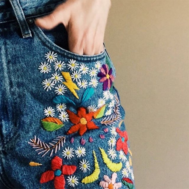 Comment customiser un jean: façons d’ajouter d’idées à vos vêtements en ...